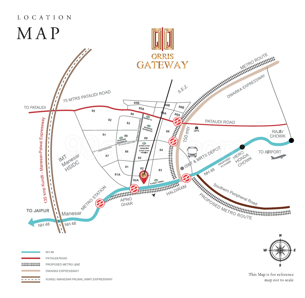 Orris Gateway Sector 82A Dwarka Expressway, Gurgaon