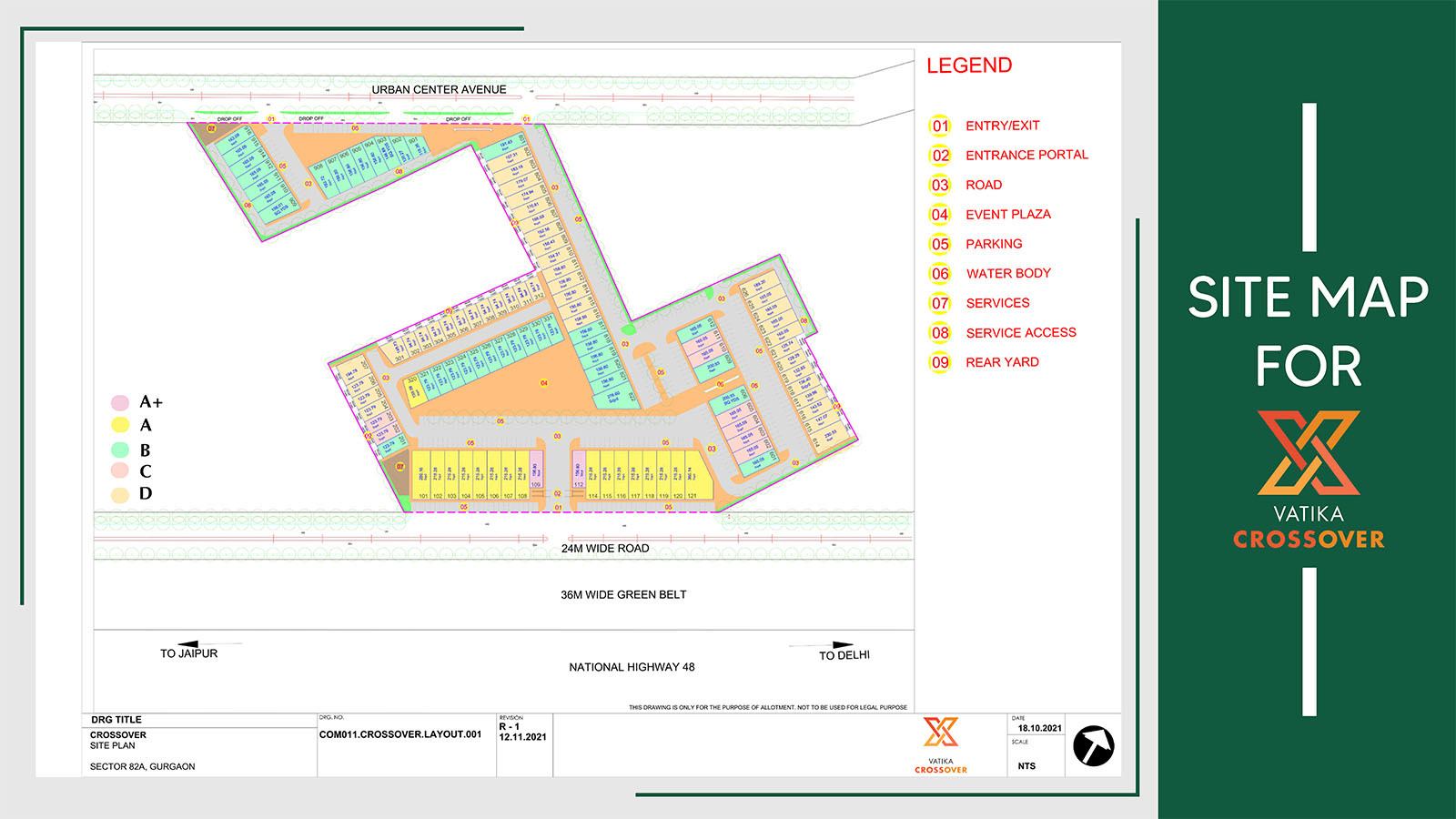 Vatika Crossover | Vatika SCO Plots Sector 82A Gurgaon